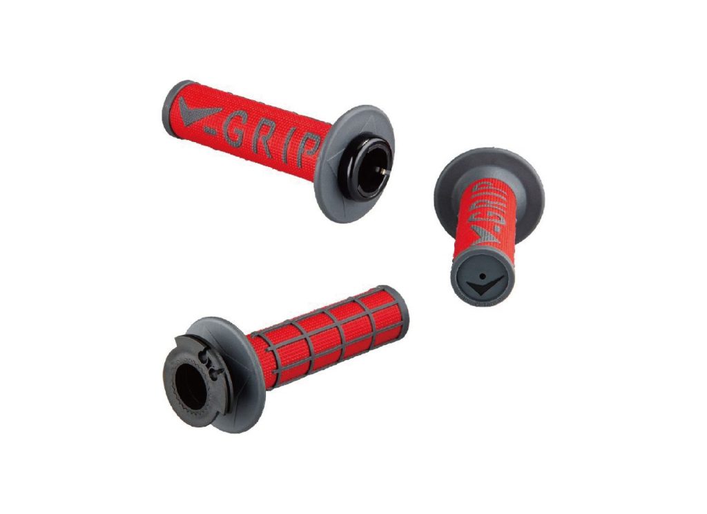 GM004 – GREY / RED – V-Grip
